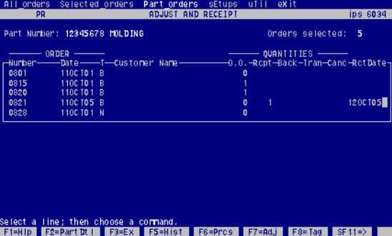 CDK Demo ScanIt Parts