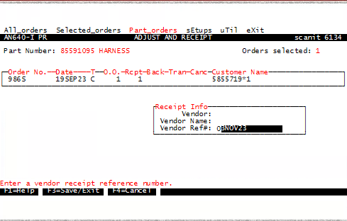 CDK Demo ScanIt Parts
